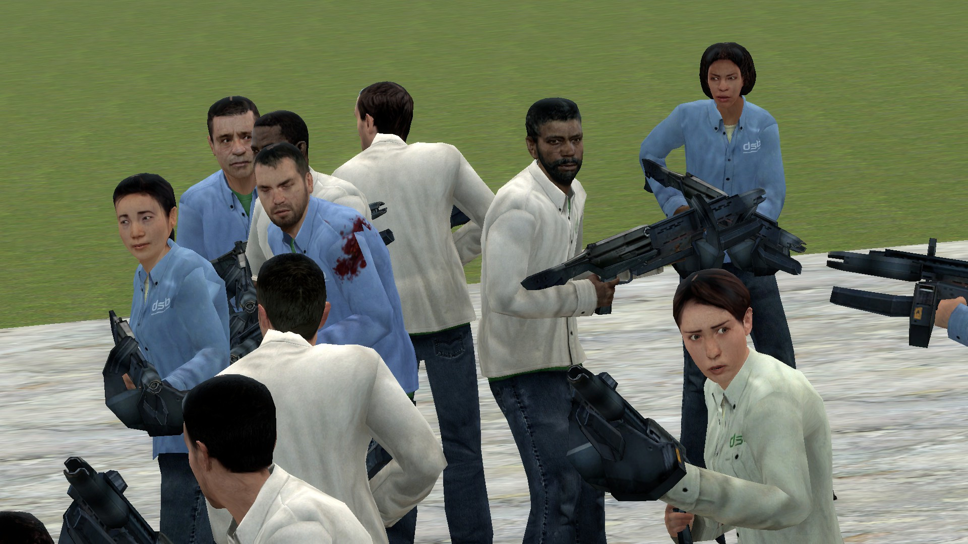 Office worker citizens Mod for Half-Life 2 | HL2 Mods