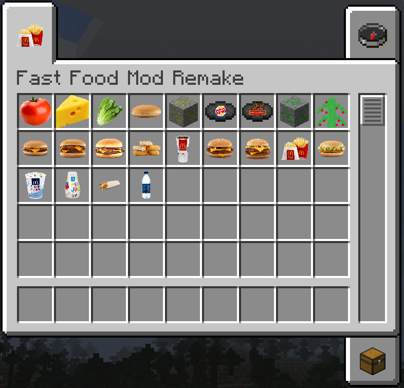 Fast Food Mod Remake Mod for Minecraft: Java Edition | MC Mods