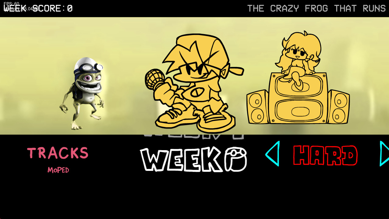 FNF: Vs Crazy Frog (UPDATE 2) Mod for Friday Night Funkin' | FNF Mods
