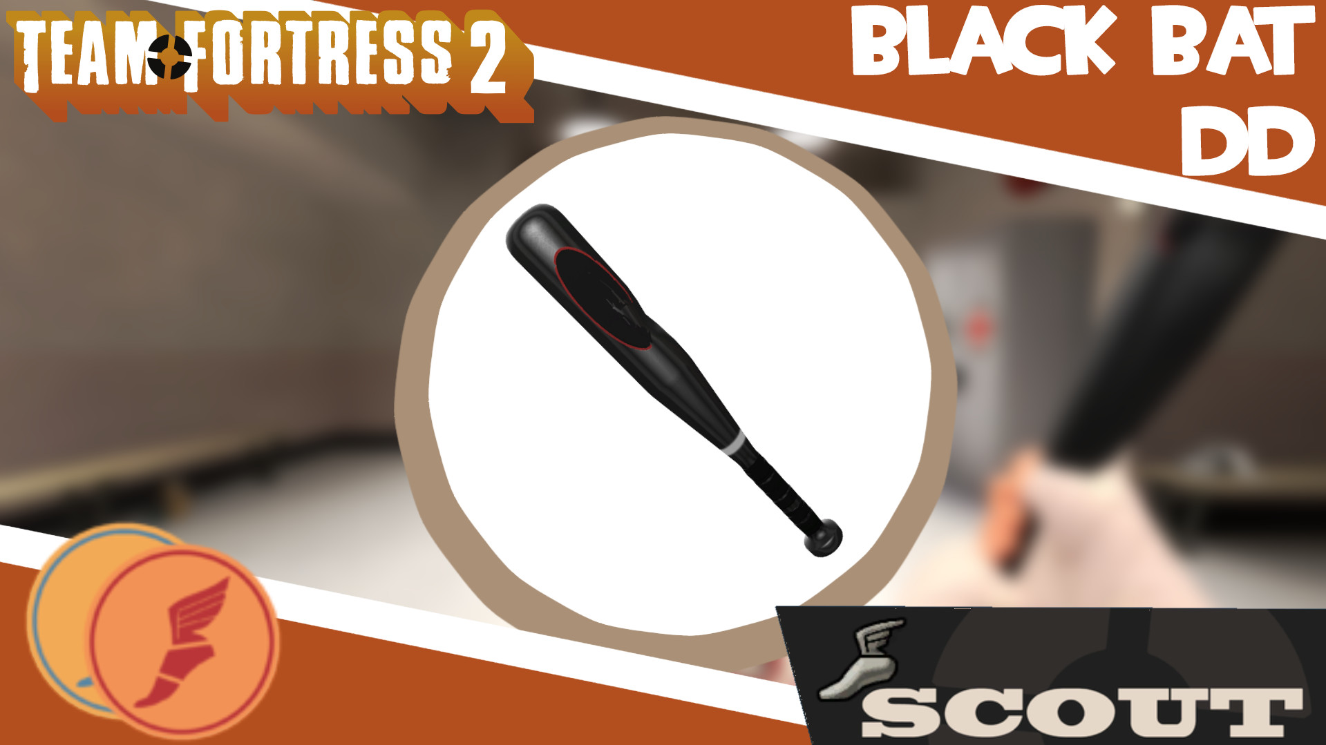 Black and Sexy Baseball Bat (Casual) Mod for Team Fortress 2 | TF2 Mods