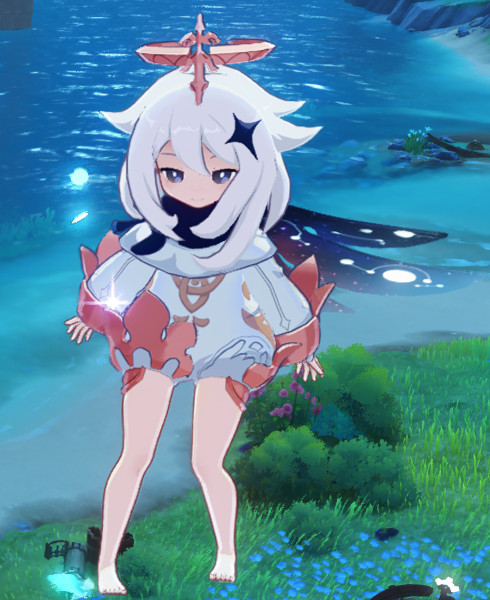 Simple Barefoot Paimon Mod for Genshin Impact | GI Mods