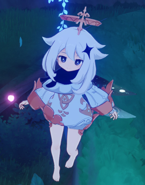 Simple Barefoot Paimon Mod for Genshin Impact | GI Mods