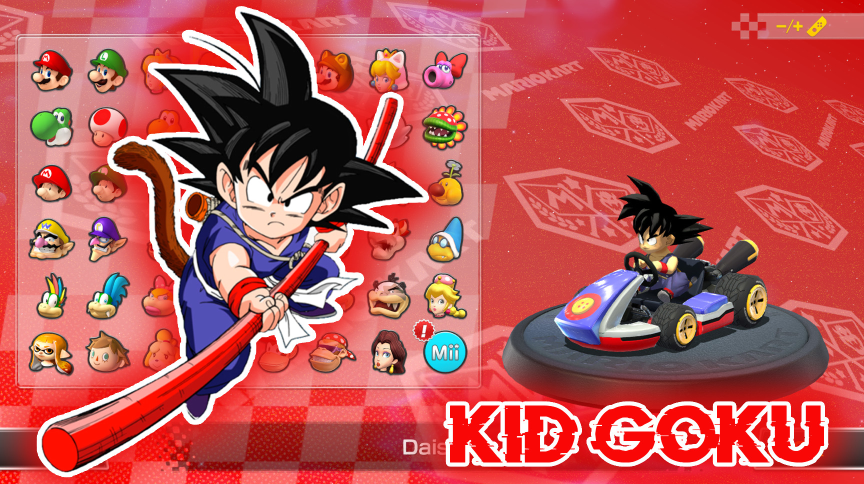 Kid Goku Mod for Mario Kart 8 Deluxe | MK8D Mods