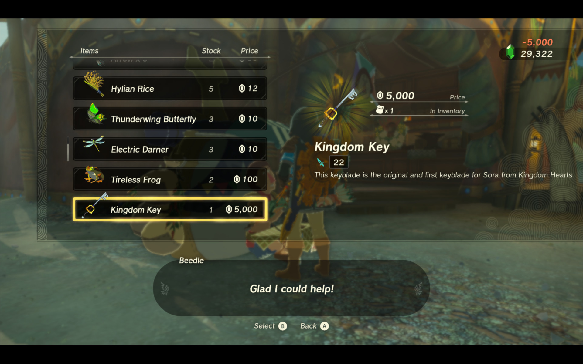 Kingdom Key (Standalone) Mod for The Legend of Zelda: Tears of the ...