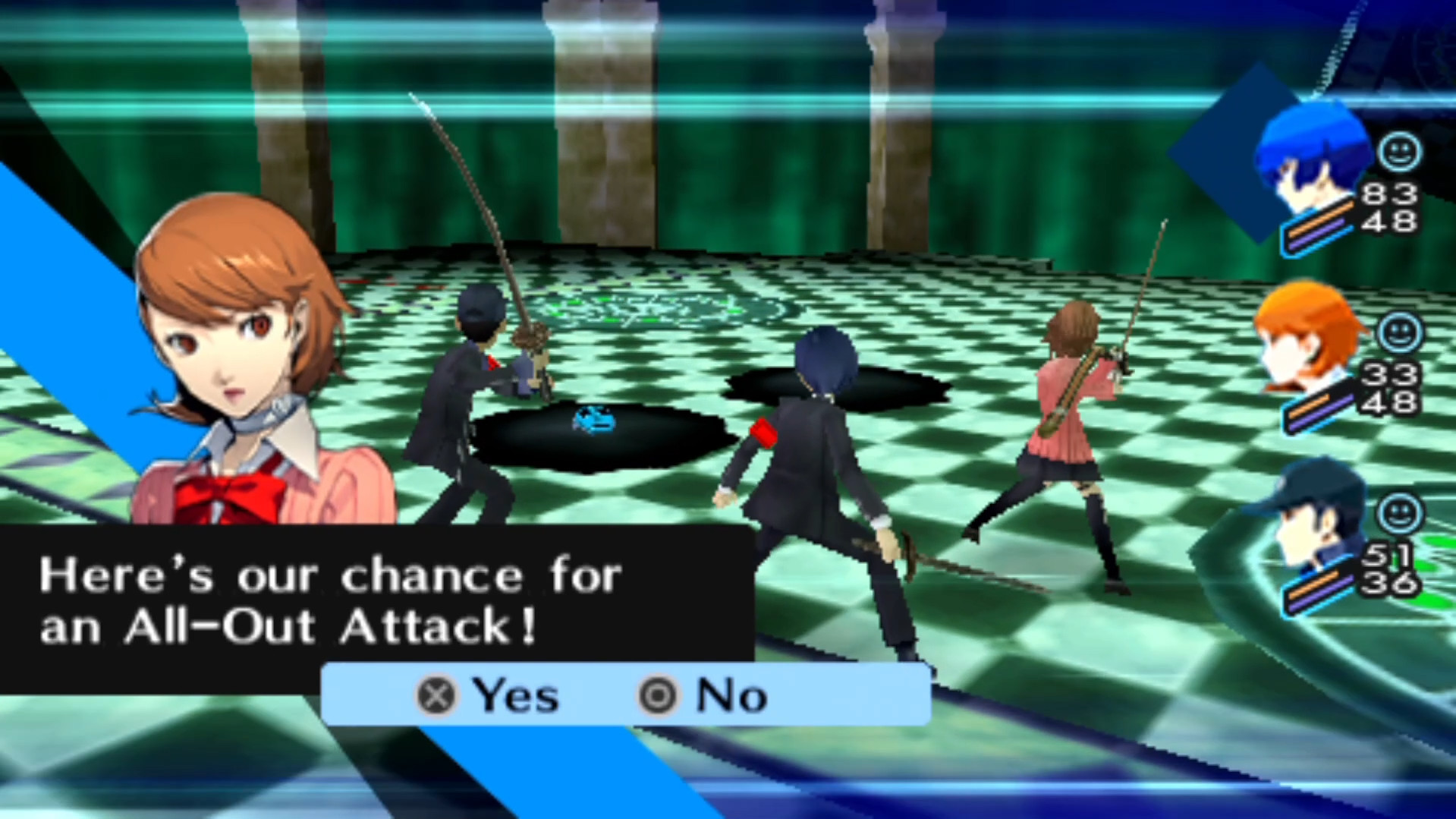 Reload Portraits Mod for Persona 3 Portable (PSP) | P3P PSP Mods