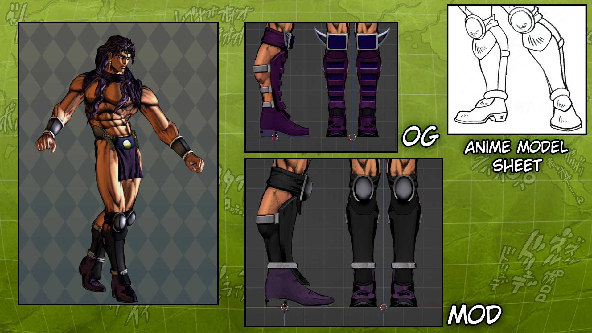 Anime Accurate Kars Mod for JoJo's Bizarre Adventure: All-Star Battle R ...