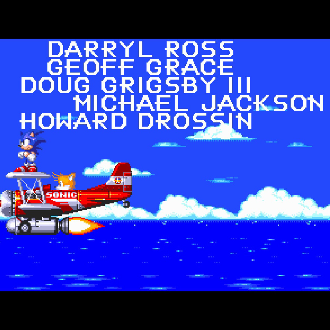 Michael jackson in credits Mod for Sonic 3 A.I.R. | S3AIR Mods