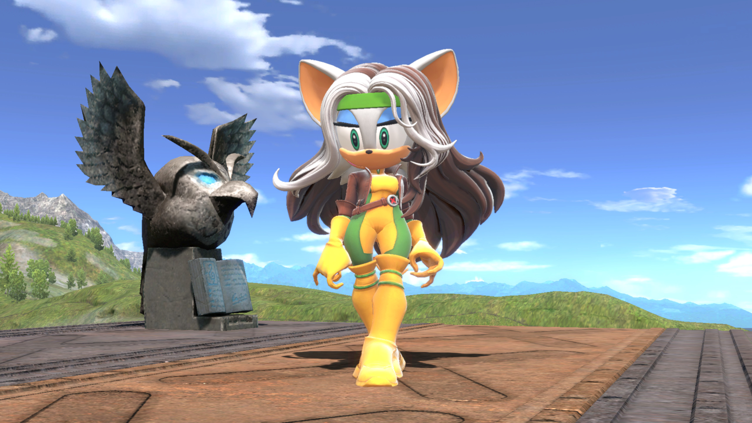 X-Men X Sonic! Rogue the Bat!(Rouge) Mod for Super Smash Bros. Ultimate ...