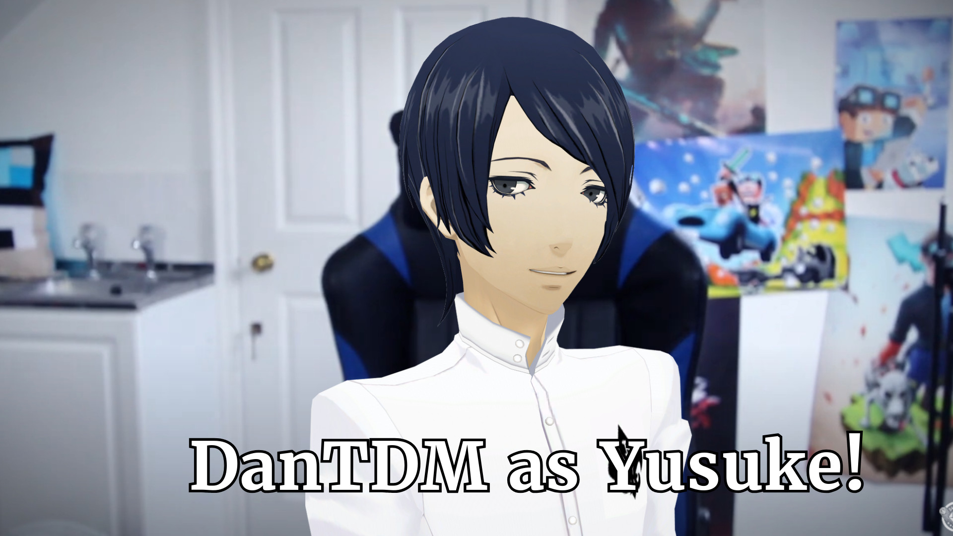 DanTDM as Yusuke Mod for Persona 5 Royal (PC) | P5R (PC) Mods