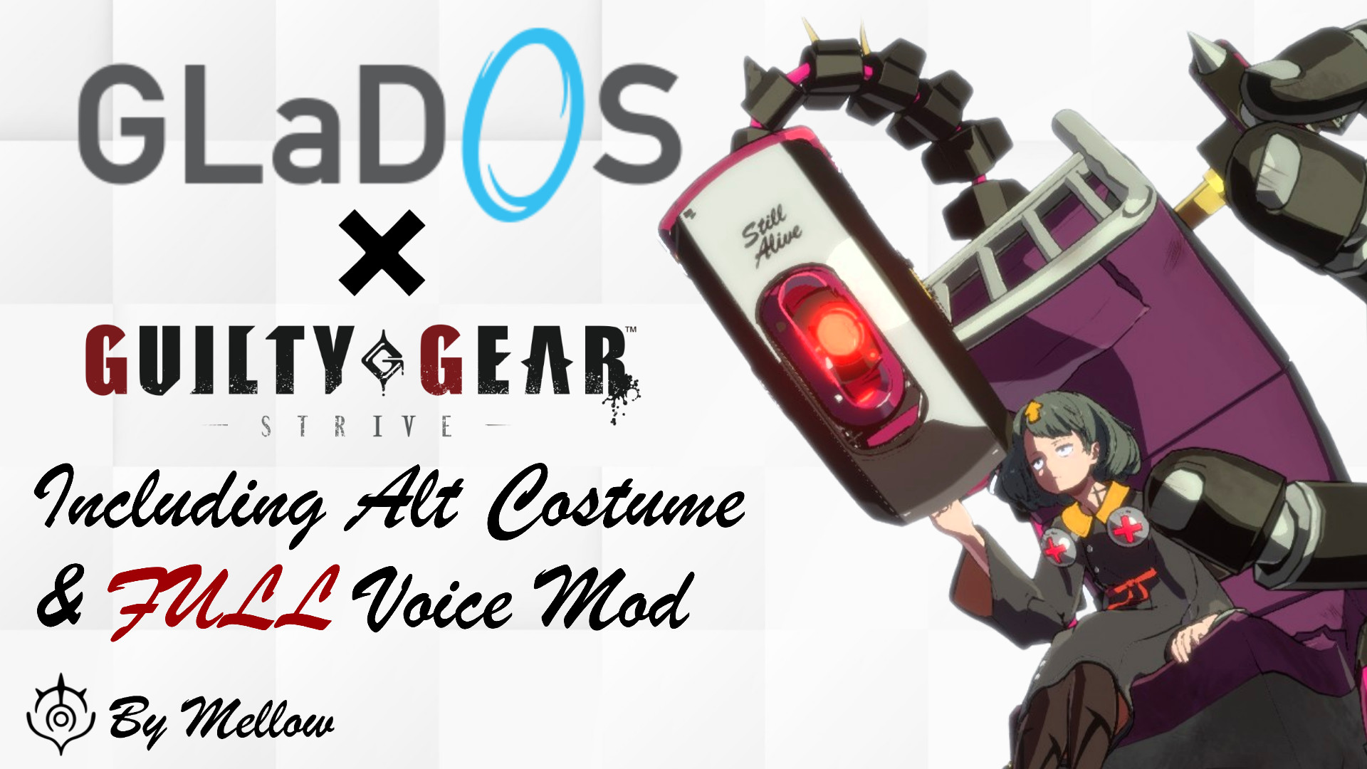 GLaDOS Head AND Voice for Bedman! Mod for GUILTY GEAR -STRIVE- | GGST Mods