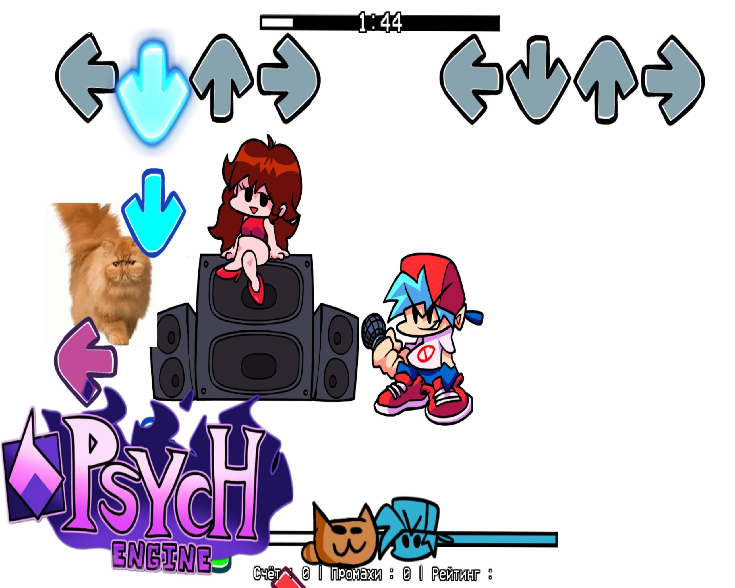 FNF VS Cat Mod for Friday Night Funkin' | FNF Mods