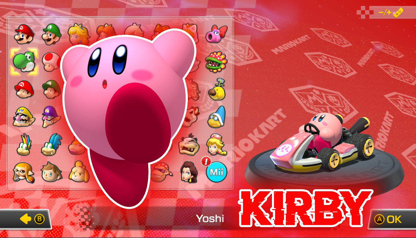 Kirby Mod for Mario Kart 8 Deluxe | MK8D Mods