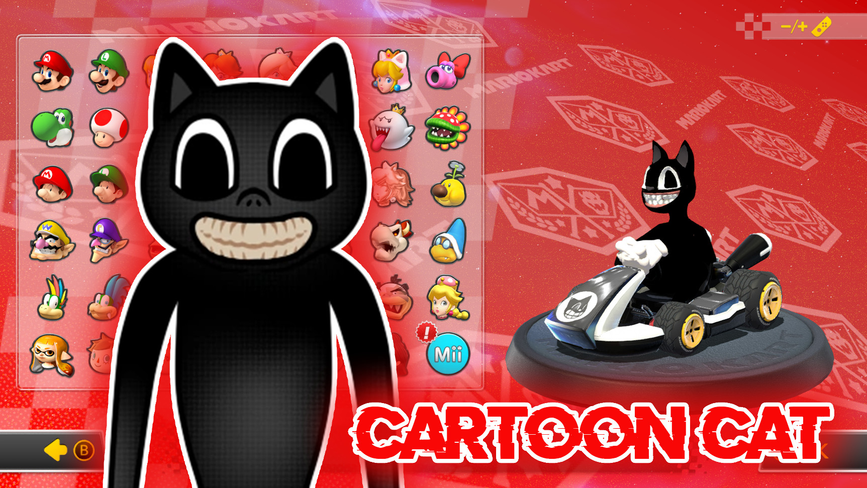Cartoon Cat Mod for Mario Kart 8 Deluxe | MK8D Mods