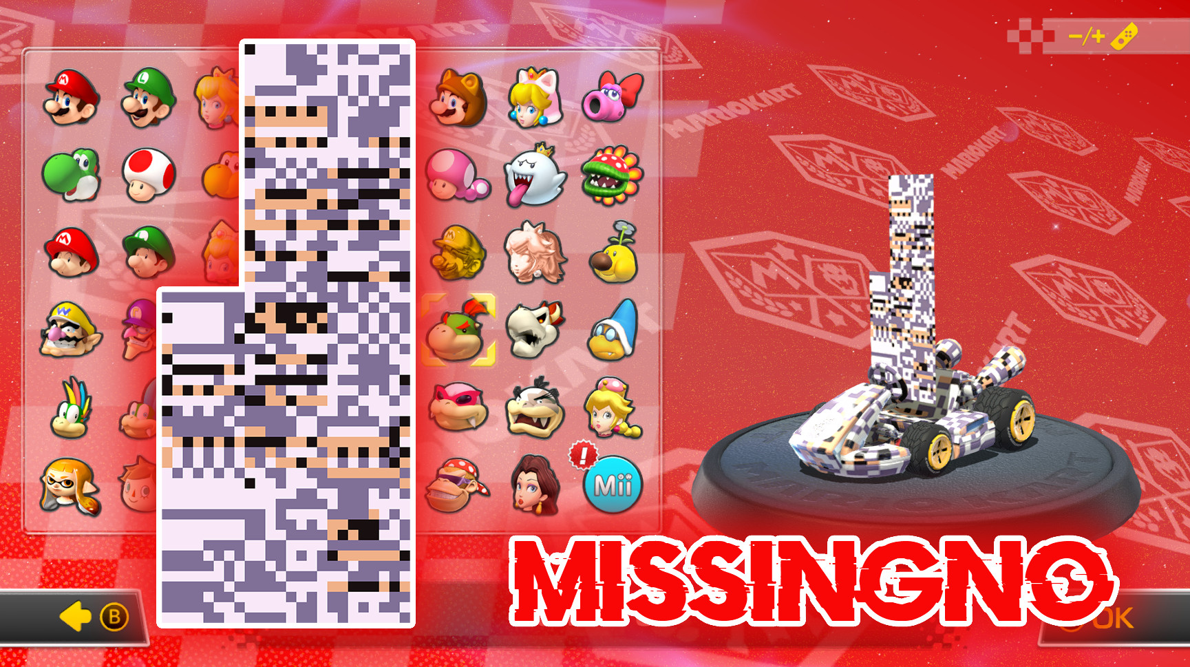 MissingNo Mod for Mario Kart 8 Deluxe | MK8D Mods