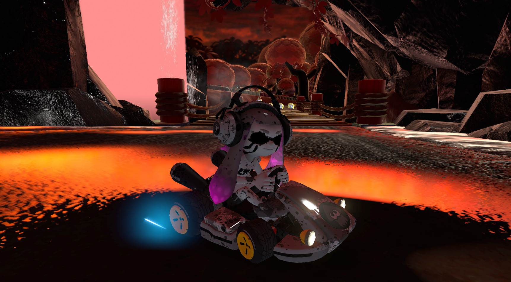 Creepy splatoon pack Mod for Mario Kart 8 Deluxe | MK8D Mods