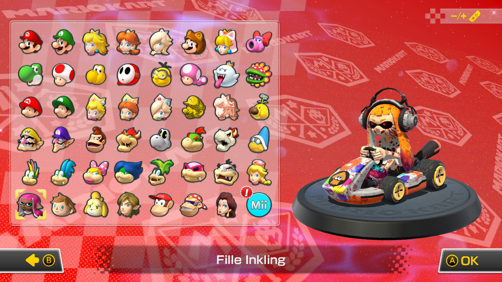 Creepy splatoon pack Mod for Mario Kart 8 Deluxe | MK8D Mods