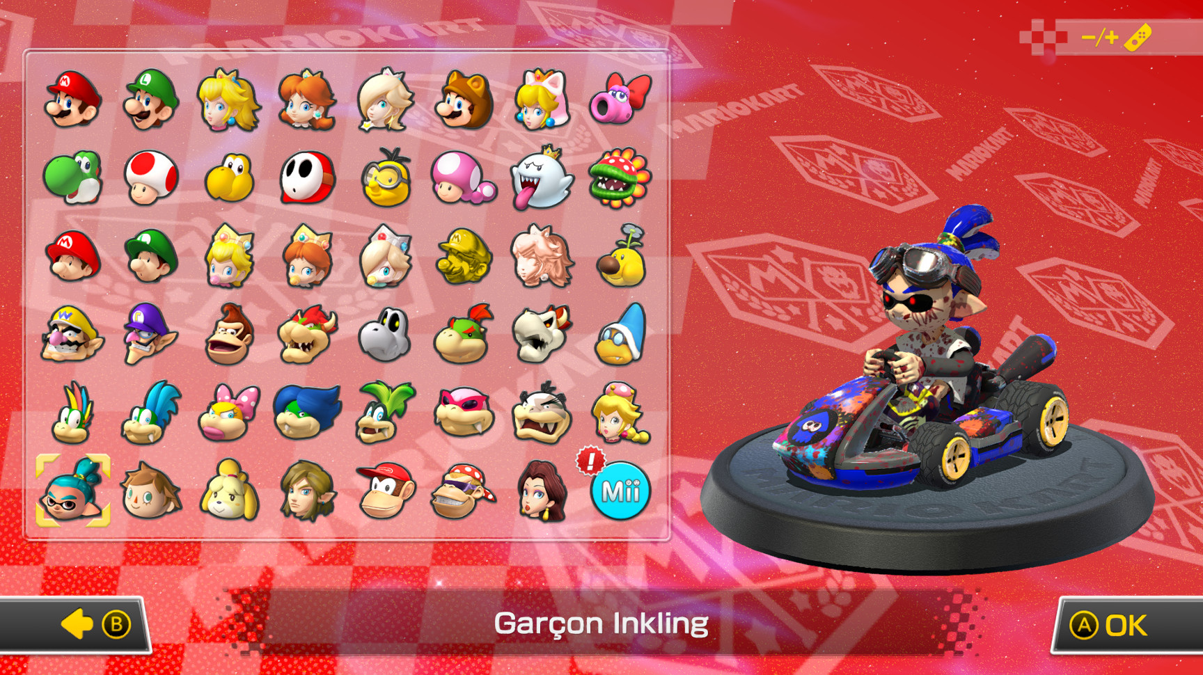 Creepy splatoon pack Mod for Mario Kart 8 Deluxe | MK8D Mods
