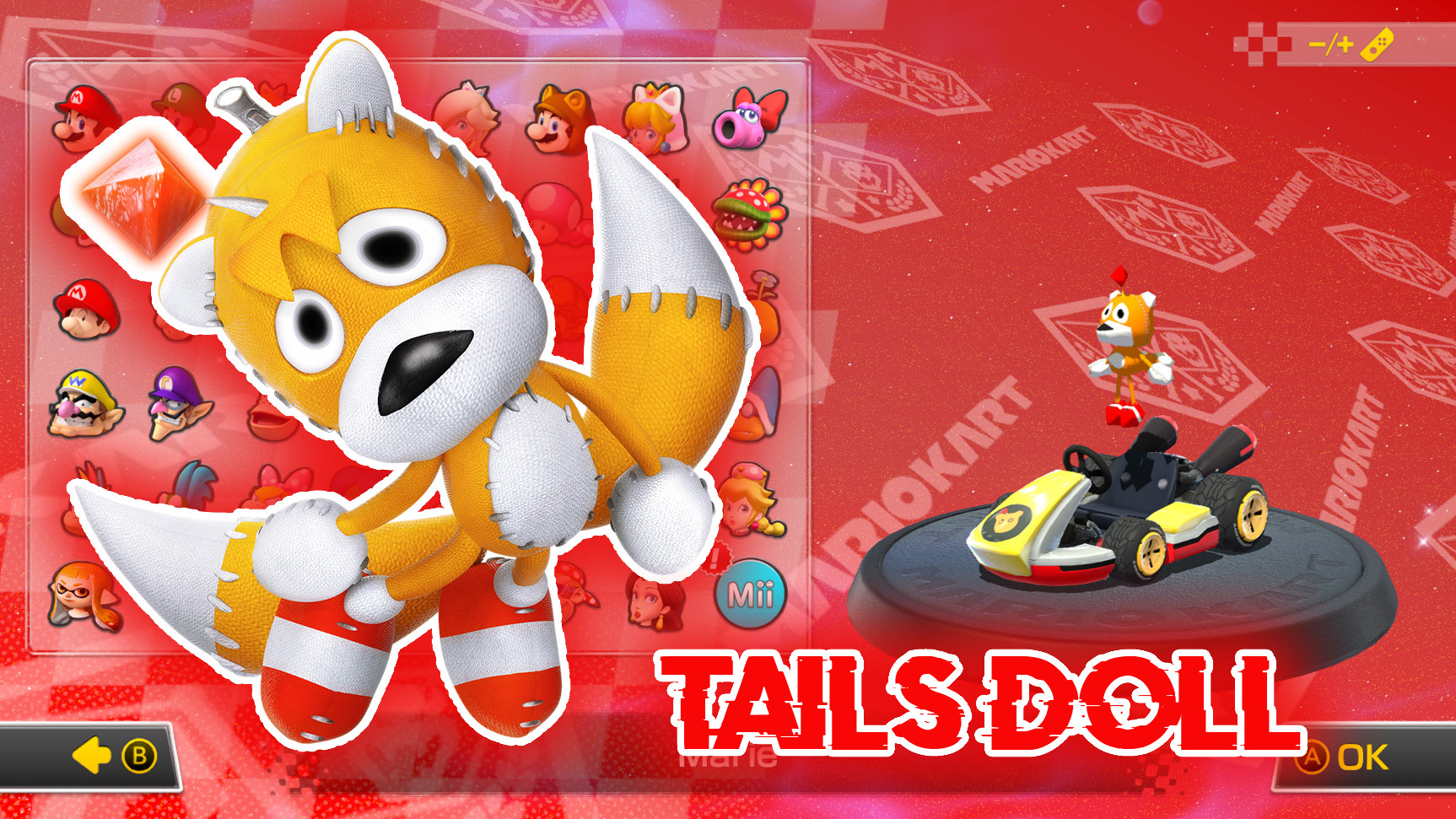 Tails doll Mod for Mario Kart 8 Deluxe | MK8D Mods