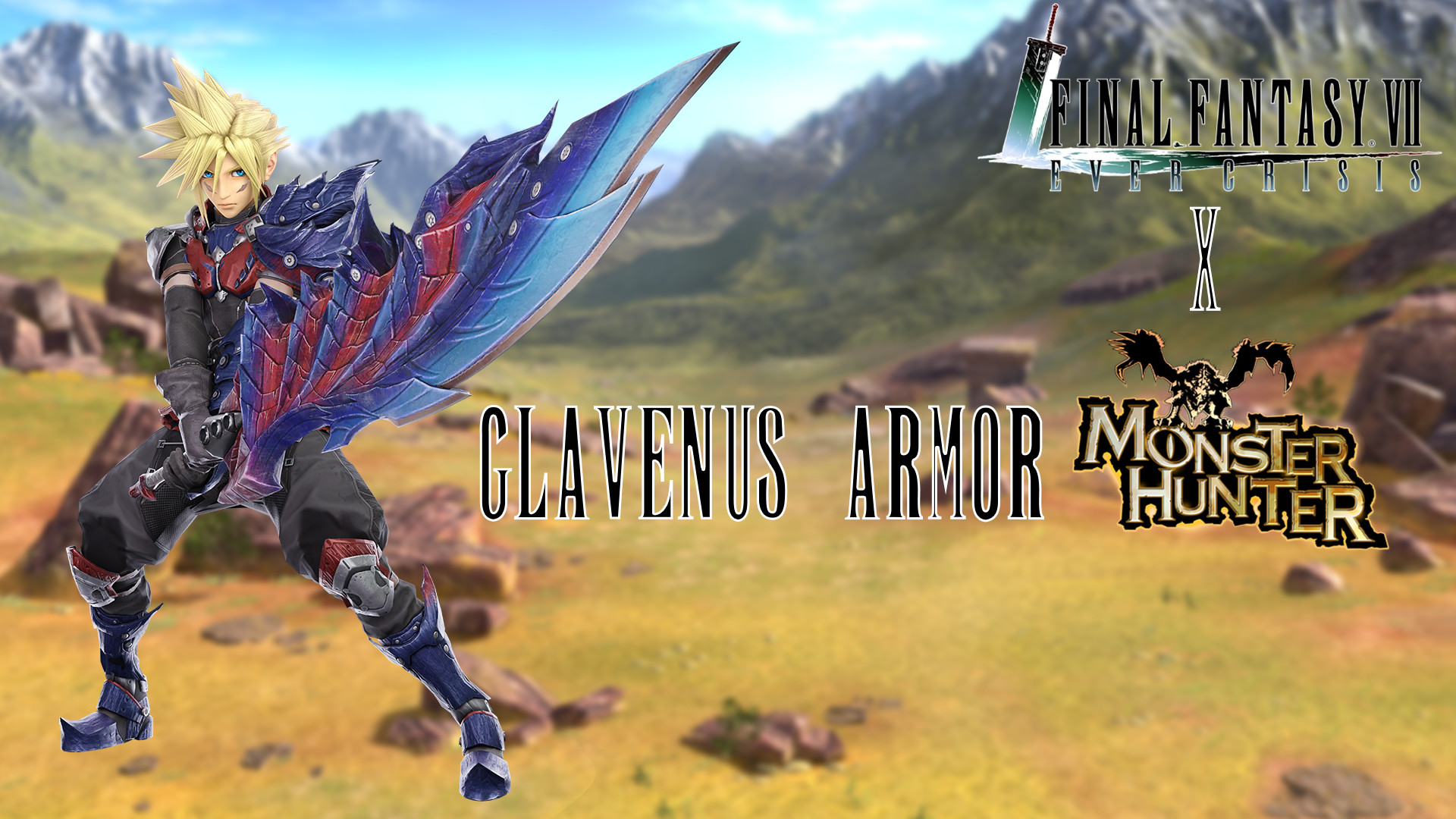 Cloud Glavenus armor (Monster Hunter) Mod for Super Smash Bros ...