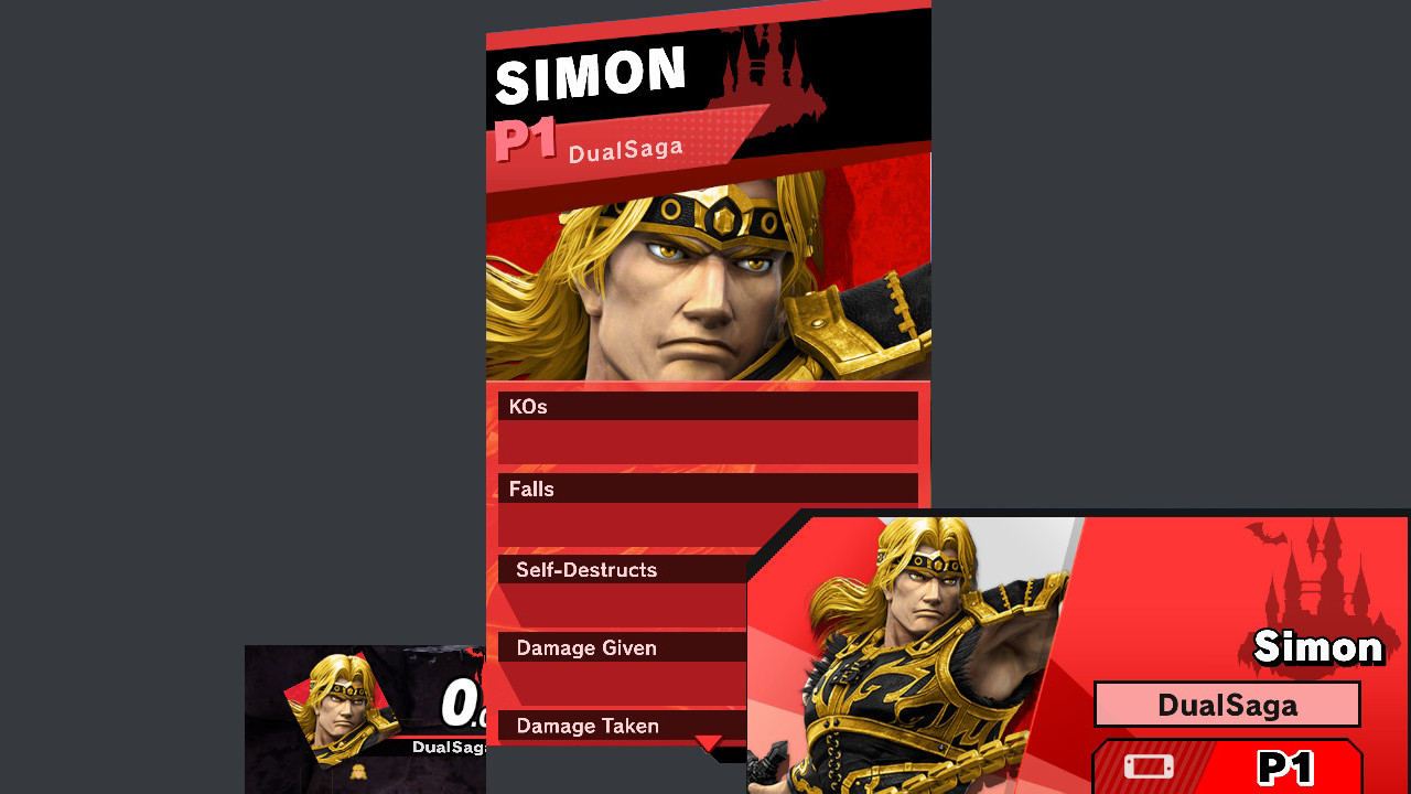 Black and Gold Simon Mod for Super Smash Bros. Ultimate | SSBU Mods