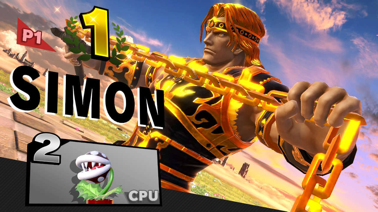 Black and Gold Simon Mod for Super Smash Bros. Ultimate | SSBU Mods