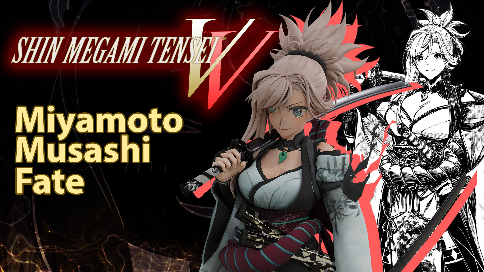 Fate Miyamoto Musashi as Yoshitsune Mod for Shin Megami Tensei V ...