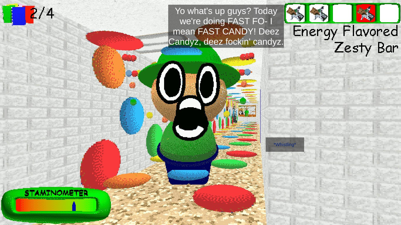 Bandu over Cloudy Copter Mod for Baldi's Basics | Baldi Mods