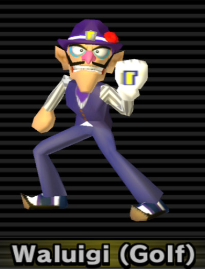 Waluigi (Golf) Mod for Mario Kart Wii | MKWii Mods
