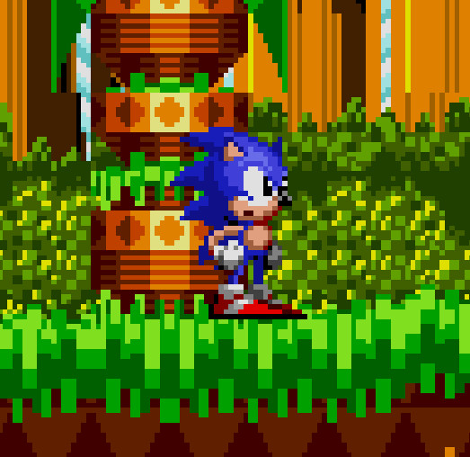 Artwork Sonic for Miracle Edition Mod for Sonic CD (2011) | SCD Mods