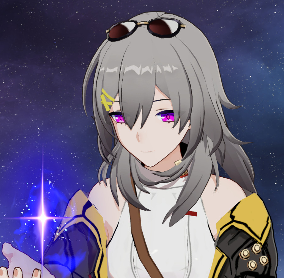 Pink & Purple Stelle Eyes Mod for Honkai Star Rail | HSR Mods