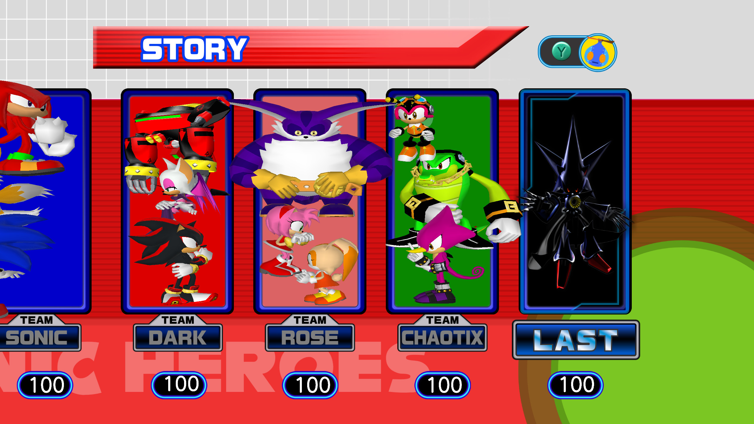 4X GUI Mod for Sonic Heroes | SH Mods