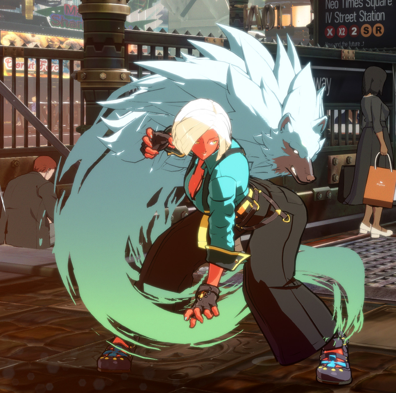 Qiyana coloured Gio Mod for GUILTY GEAR -STRIVE- | GGST Mods