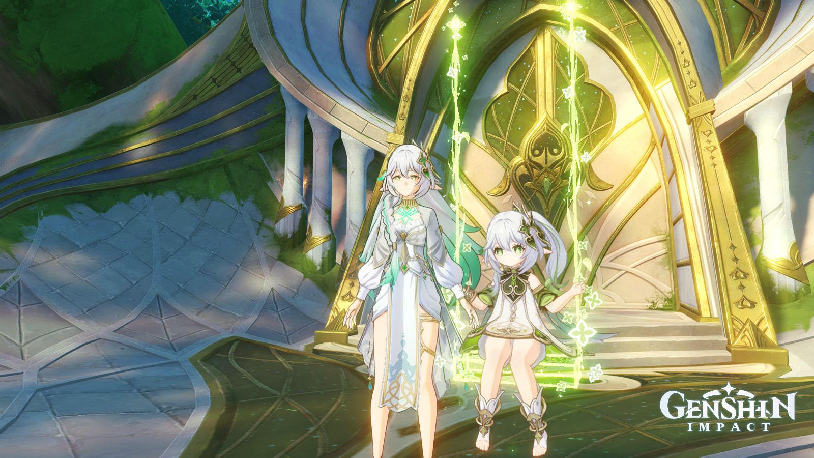 Greater Lord Rukkhadevata over Lisa skin Mod for Genshin Impact | GI Mods