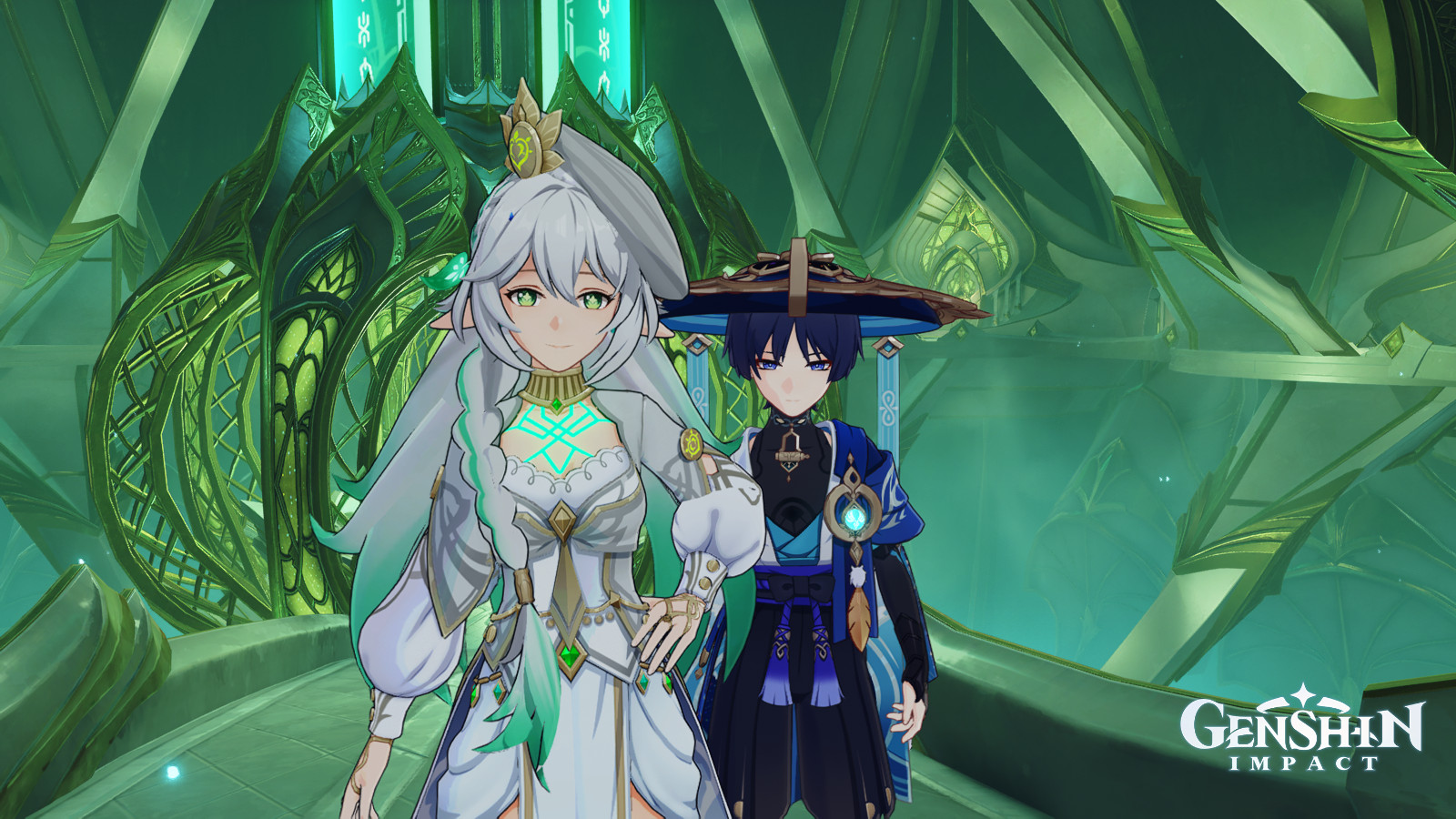 Greater Lord Rukkhadevata over Lisa skin Mod for Genshin Impact | GI Mods