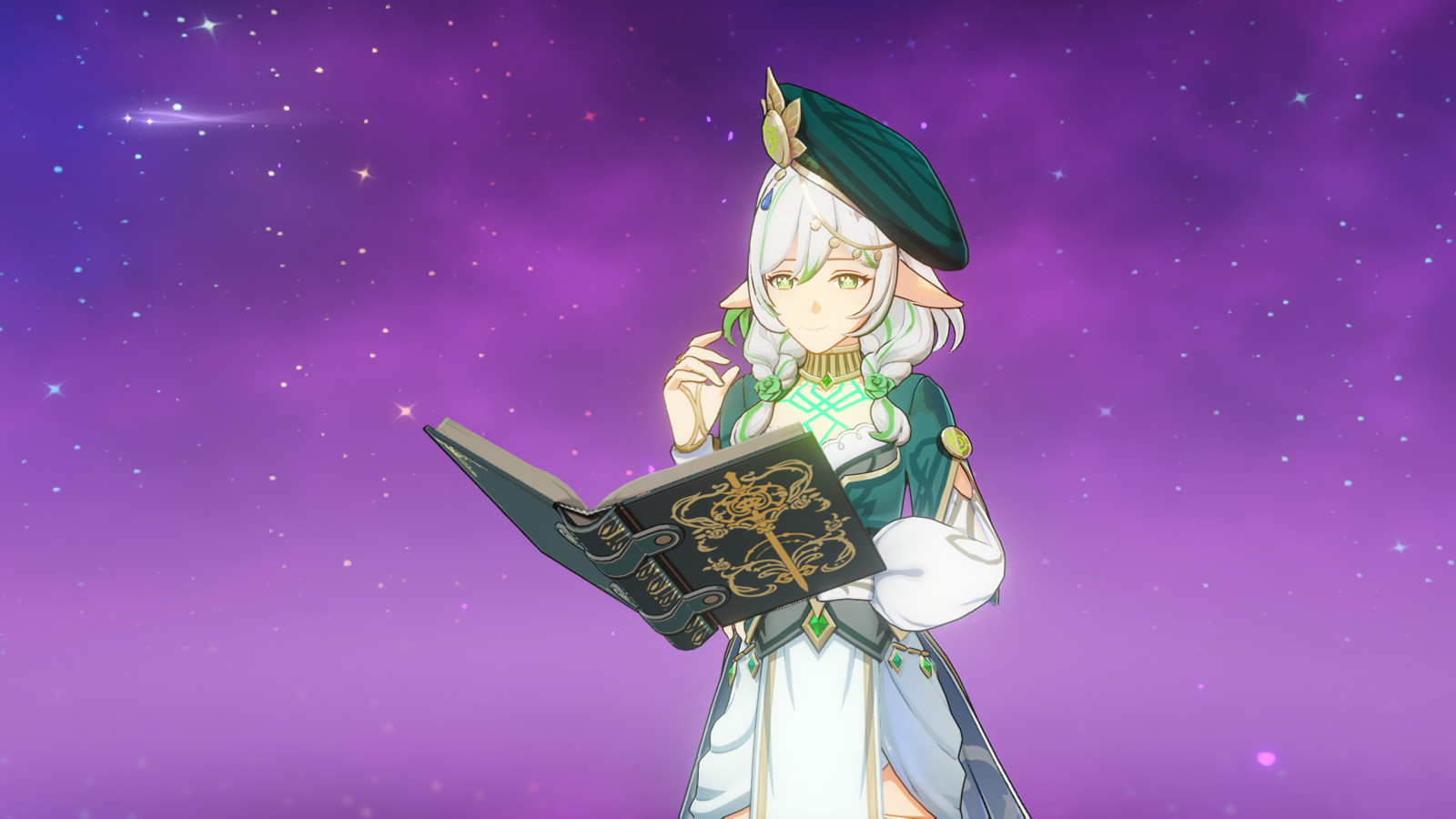 Greater Lord Rukkhadevata over Lisa skin Mod for Genshin Impact | GI Mods