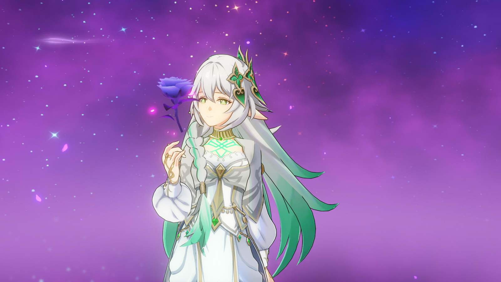 Greater Lord Rukkhadevata over Lisa skin Mod for Genshin Impact | GI Mods