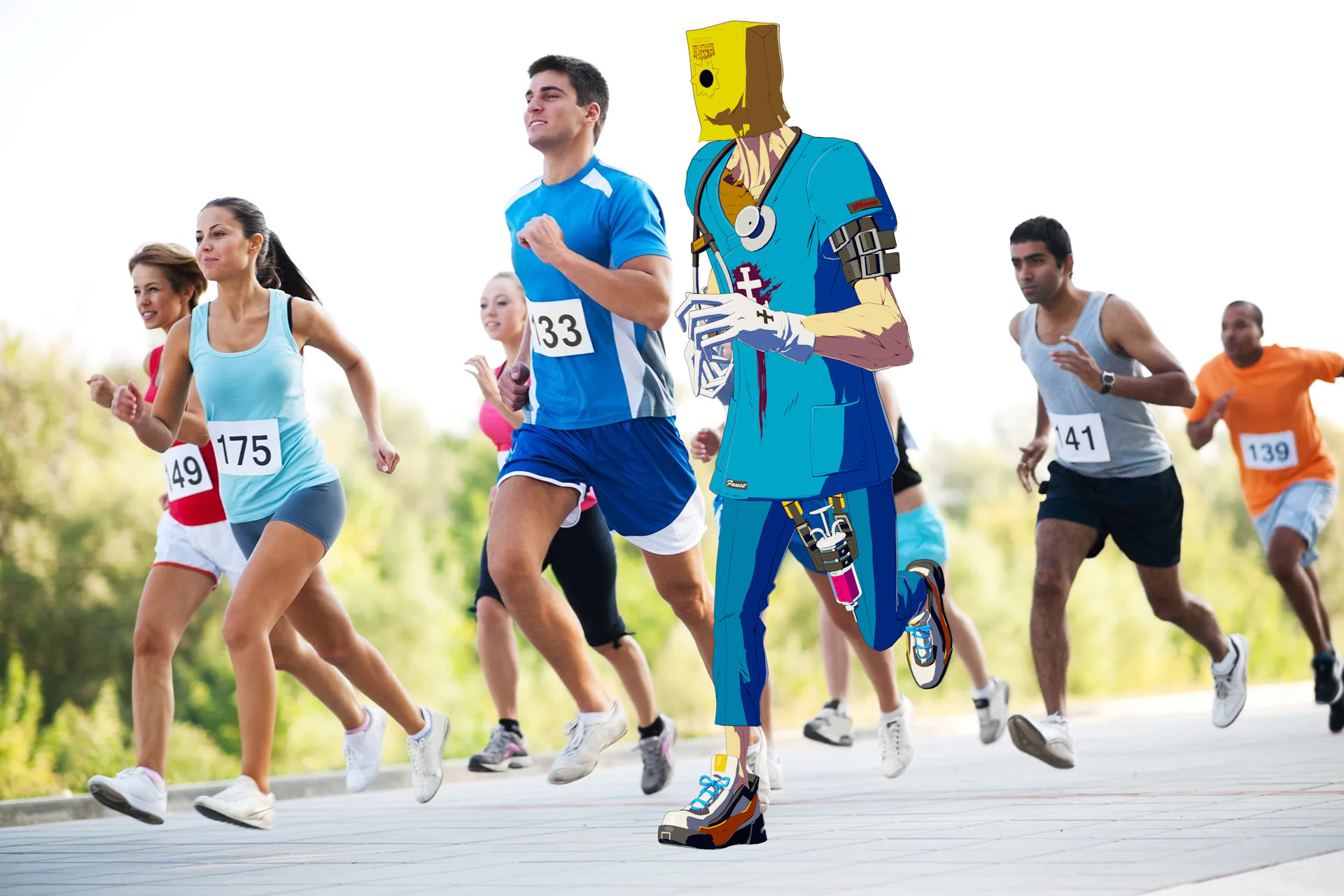 Funny Another Story Faust run over dash animation Mod for GUILTY GEAR ...