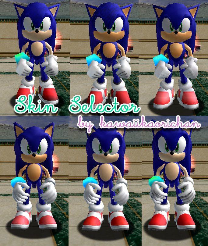 DC and DX Skin Selector Mod for Sonic Adventure DX | SADX Mods