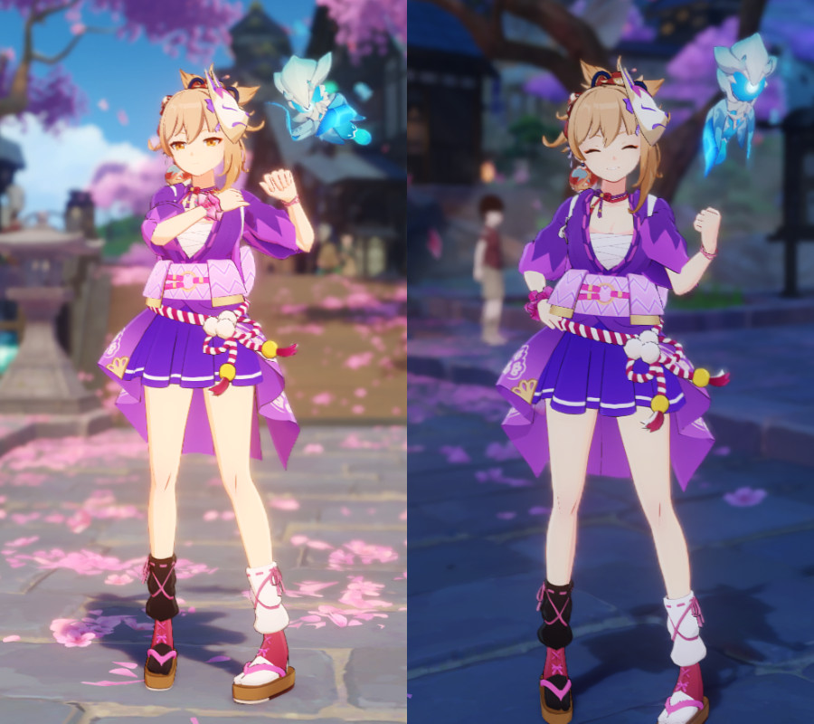 Yoimiya Inari One outfit mod Mod for Genshin Impact | GI Mods