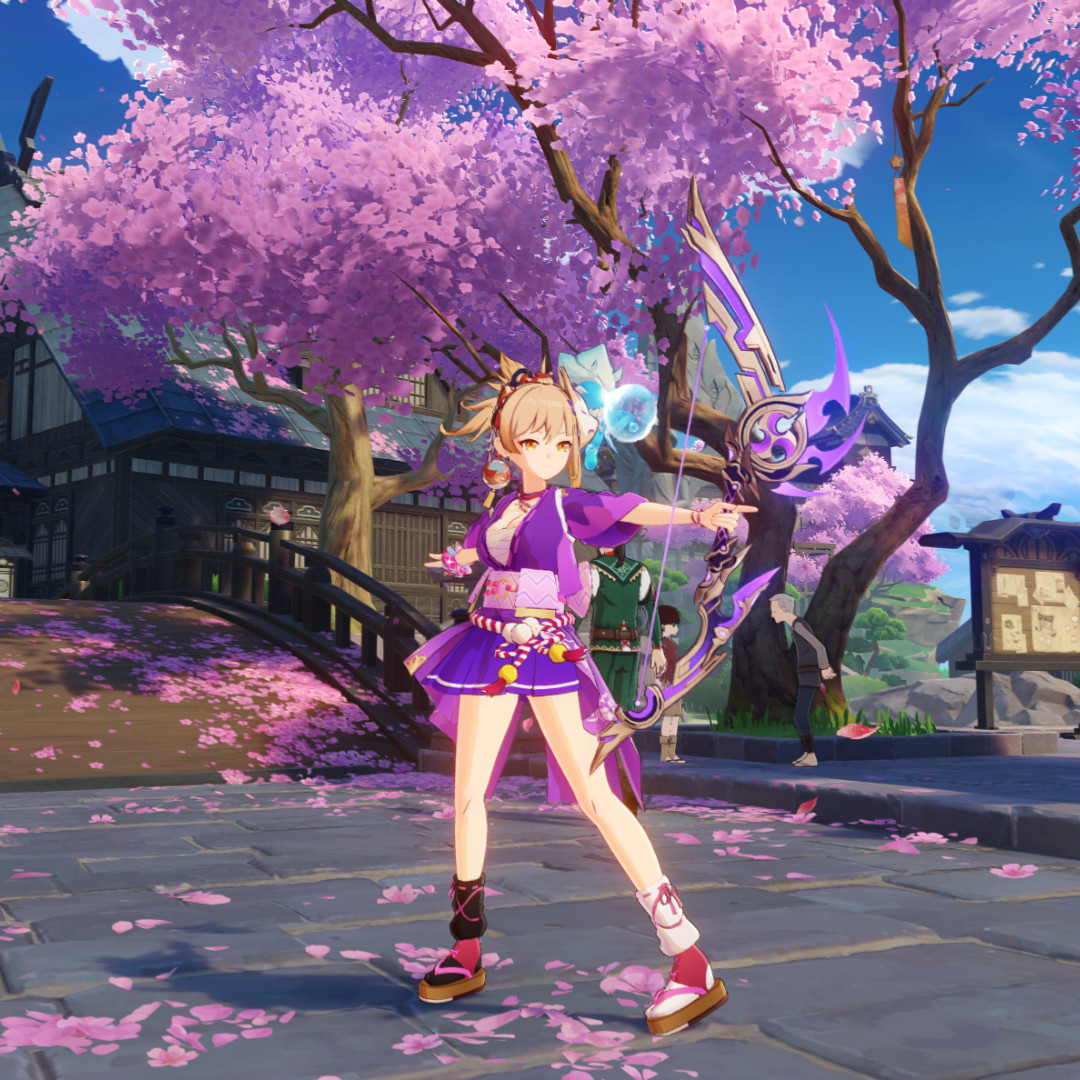 Yoimiya Inari One outfit mod Mod for Genshin Impact | GI Mods