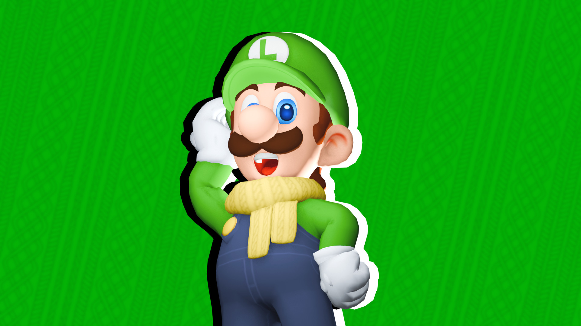 Luigi with a Scarf Mod for Super Mario Bros. Wonder | SMBW Mods