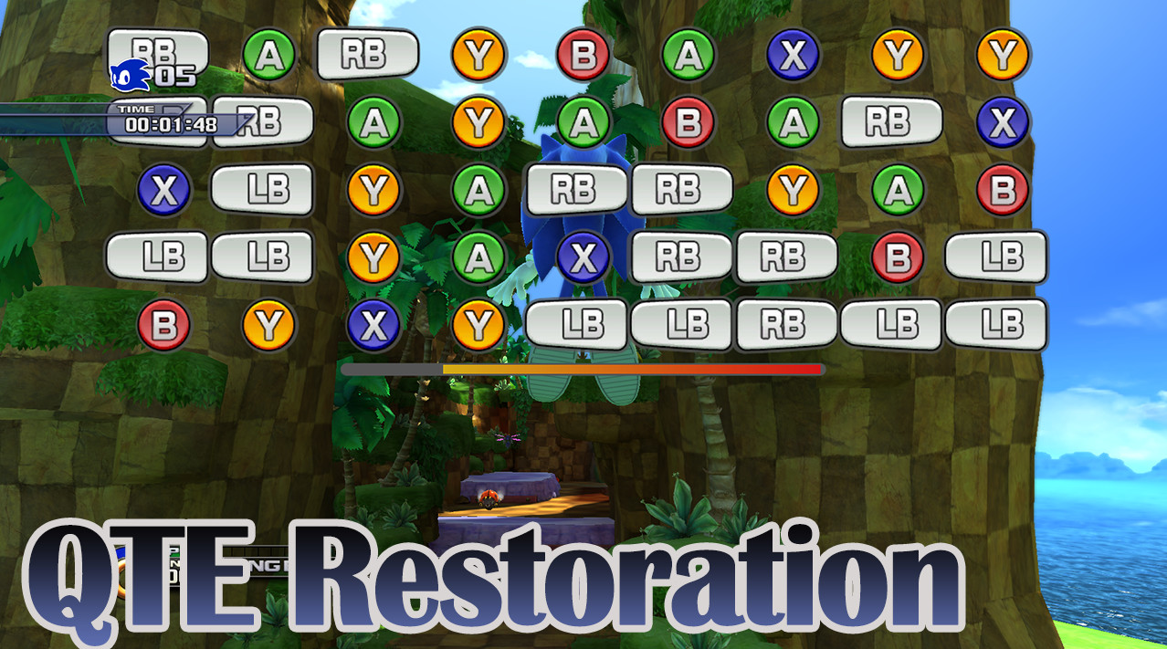 QTE Restoration Mod for Sonic Generations (2011) | Gens Mods