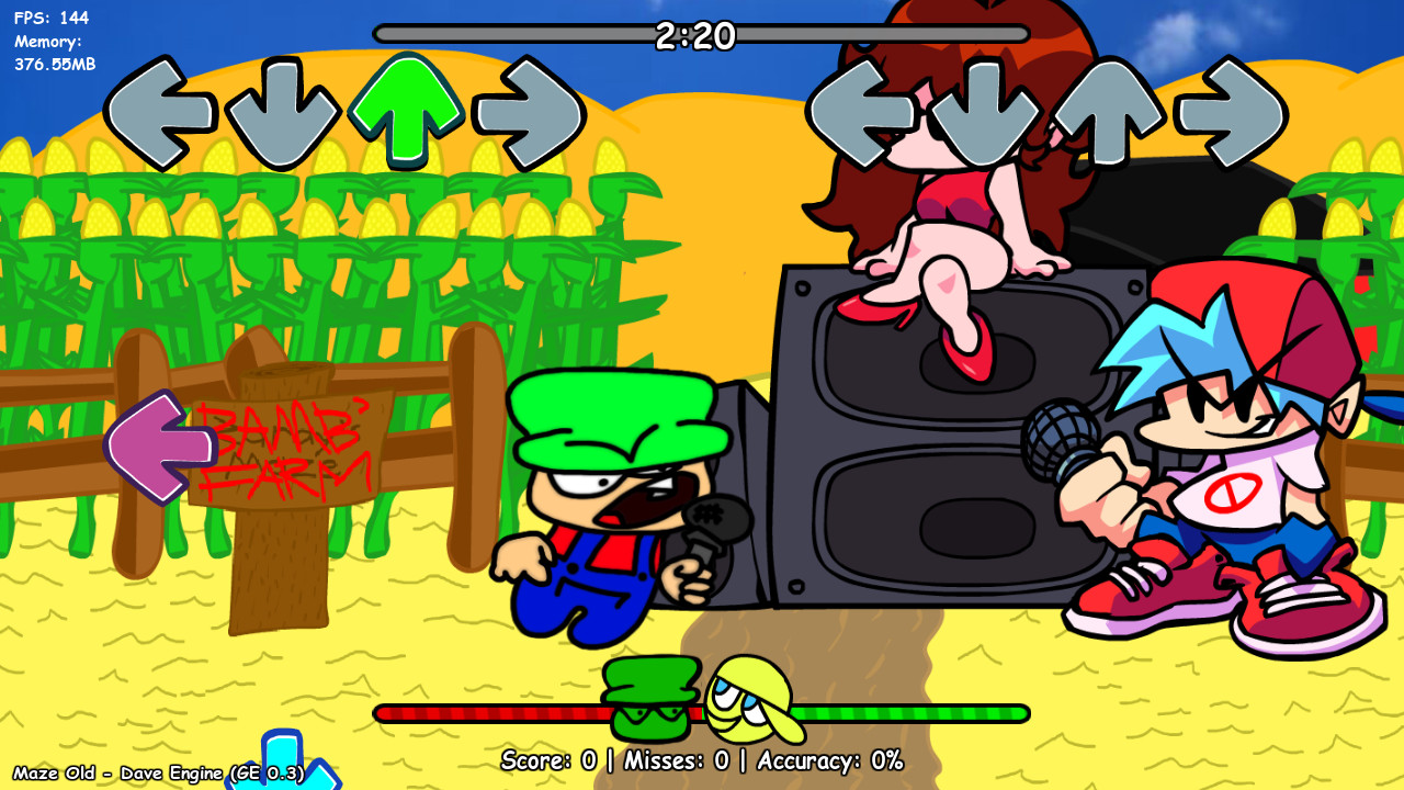 Project Bamber Recoded Mod for Friday Night Funkin' | FNF Mods