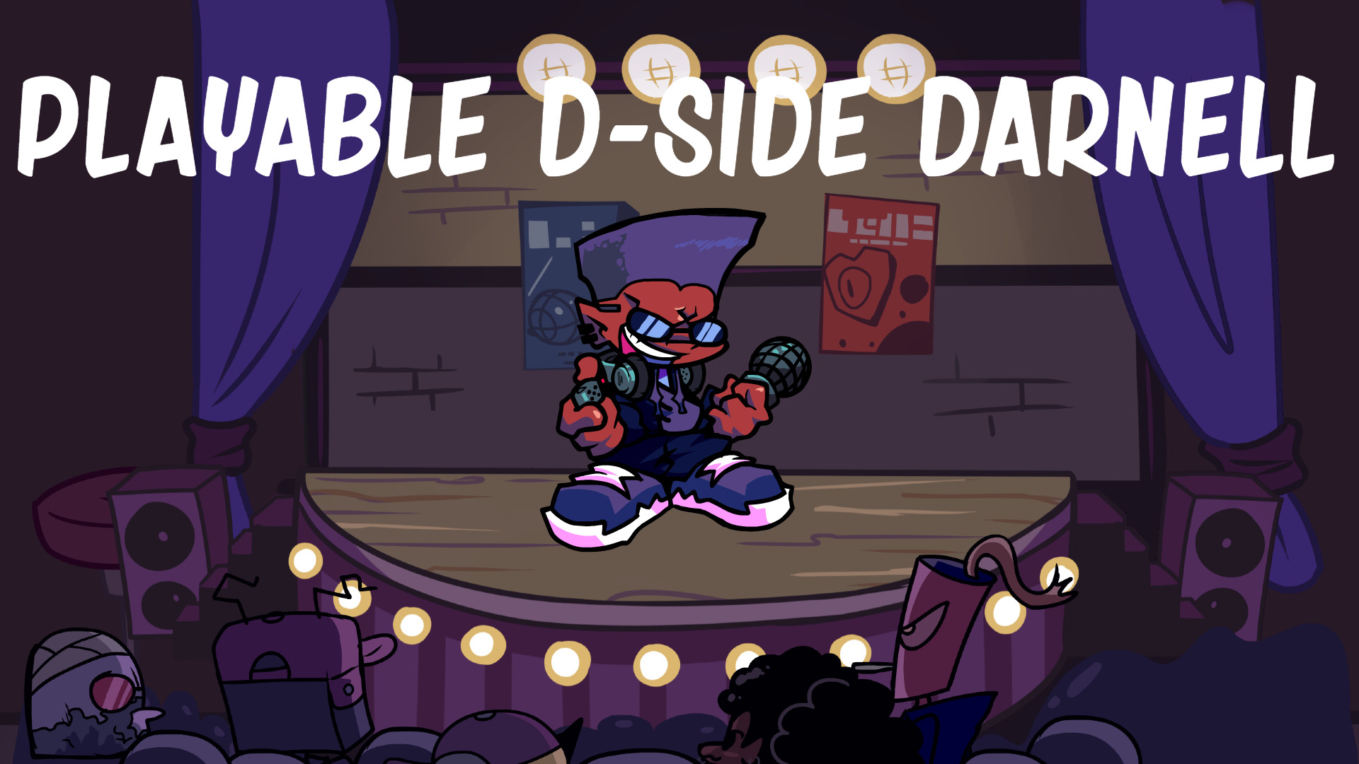 Playable D-Side Darnell + FLA Mod for Friday Night Funkin' | FNF Mods