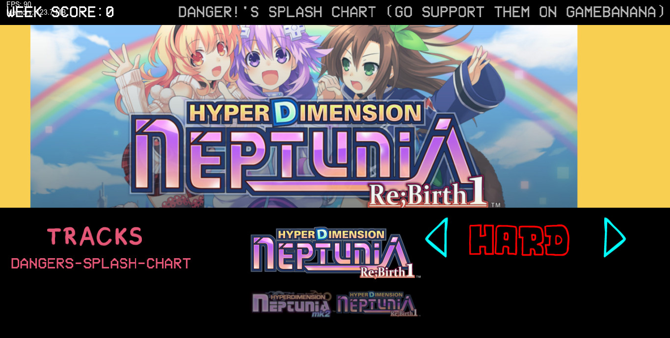 Hyperdimension Neptunia-The 4 Felons V1.6 Mod for Friday Night Funkin ...