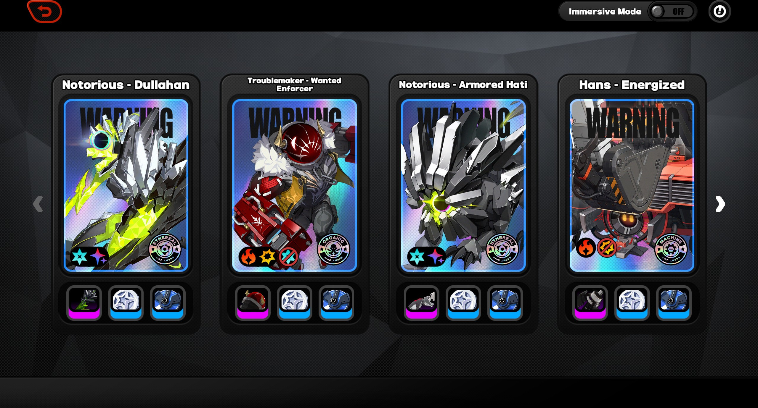 Enemy Cards - Weaknesses and Resistance Mod for Zenless Zone Zero | ZZZ ...