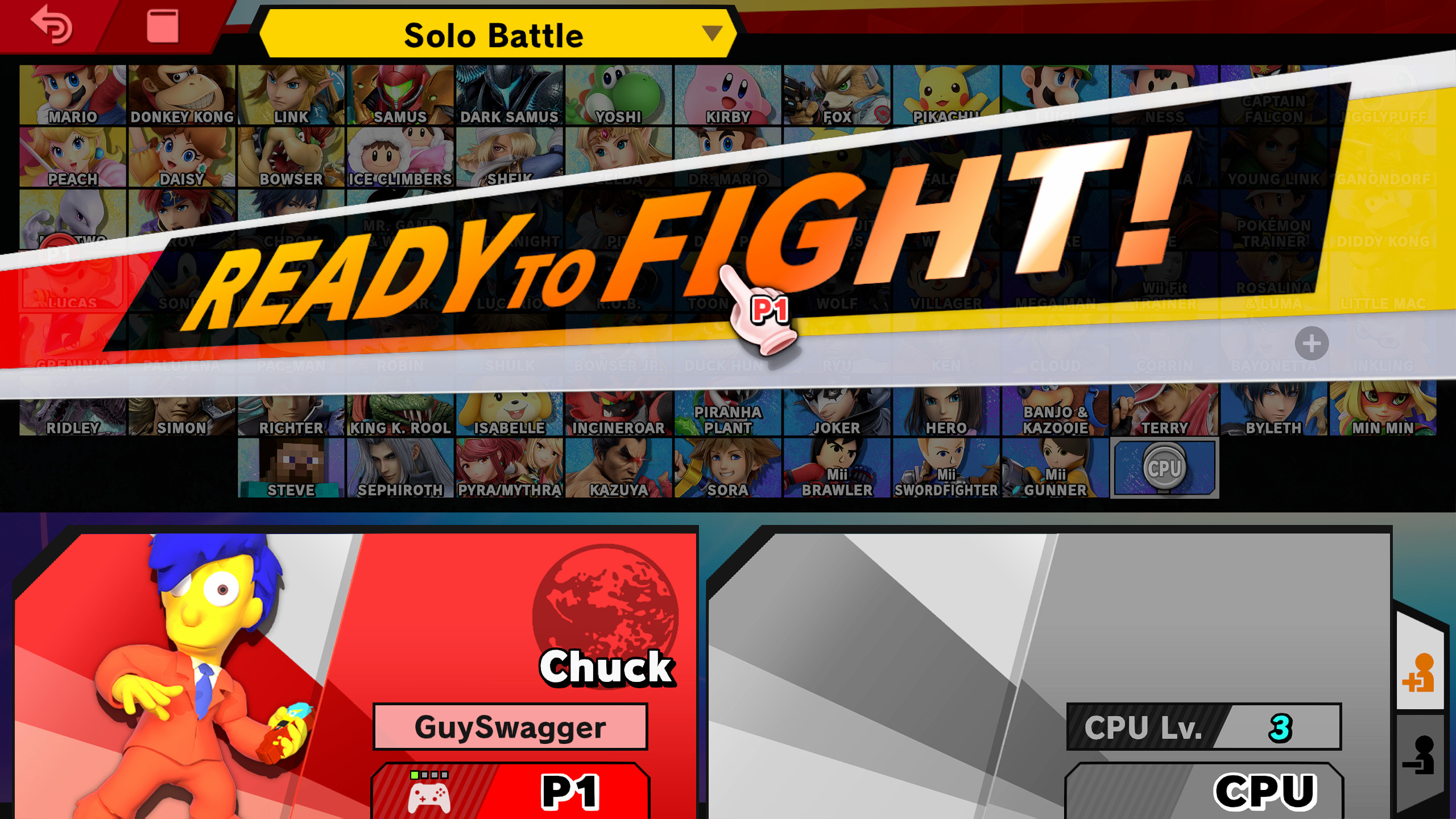 My Ding-a-Ling kid/Chuck Berger [The Simpsons] Mod for Super Smash Bros ...