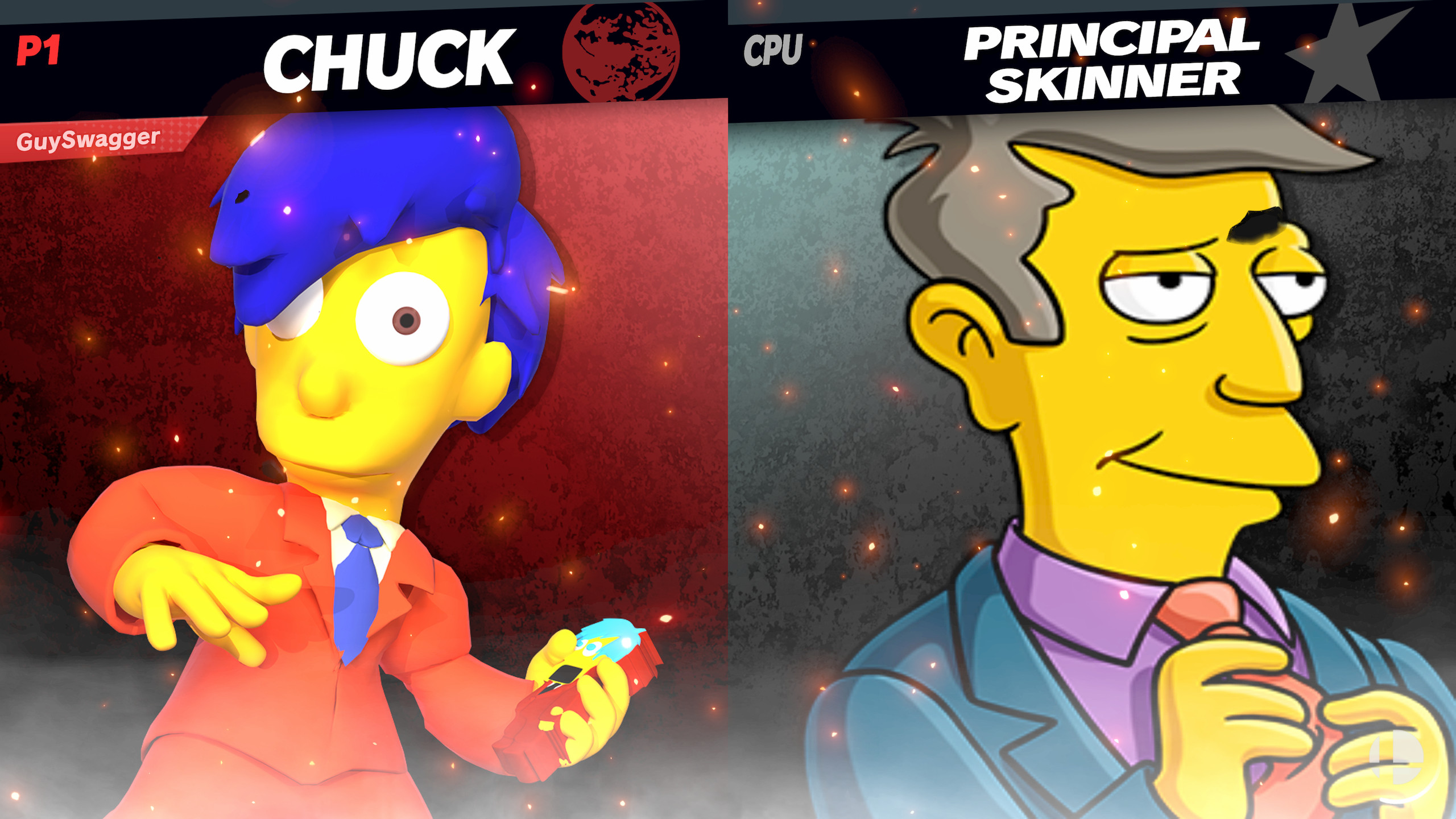 My Ding-a-Ling kid/Chuck Berger [The Simpsons] Mod for Super Smash Bros ...