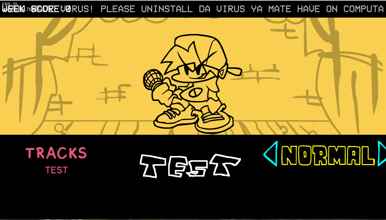 fnf test song Mod for Friday Night Funkin' | FNF Mods