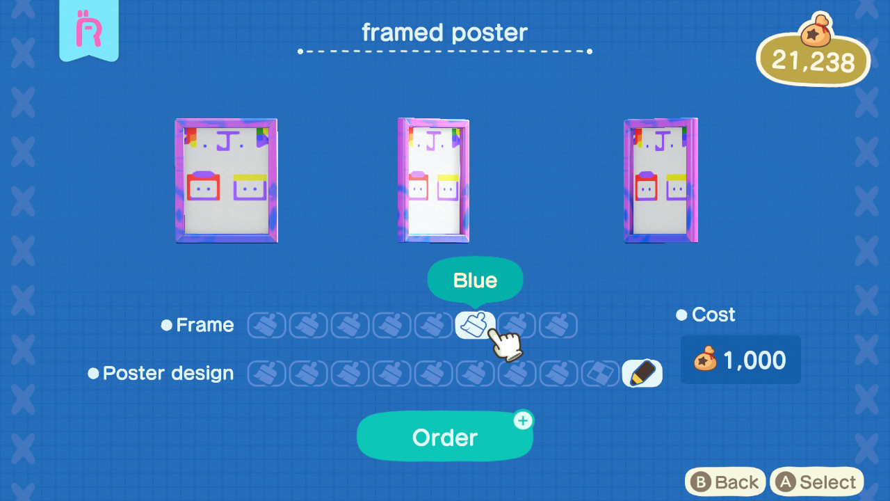 Purple Poster :)0 Mod for Animal Crossing: New Horizons | ACNH Mods